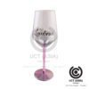 Lambrini Branded Promotion Pink Wine Glass | Exclusive Lambrini Branded ...