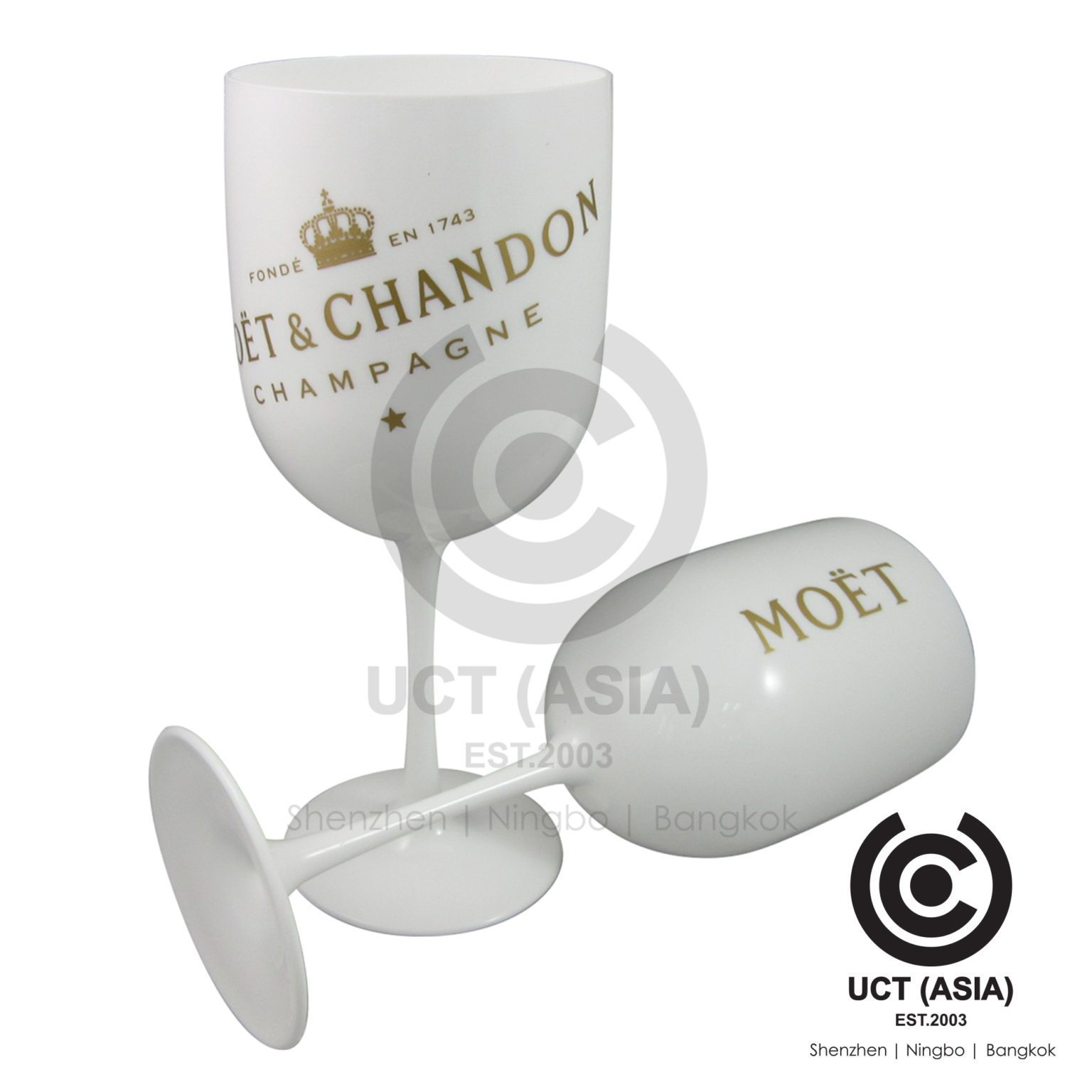 Moet & Chandon Branded Acrylic Champagne Glass | Exclusive Moet ...