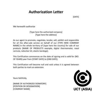What is a brand authorization letter and why do you need one? - UCT (Asia)