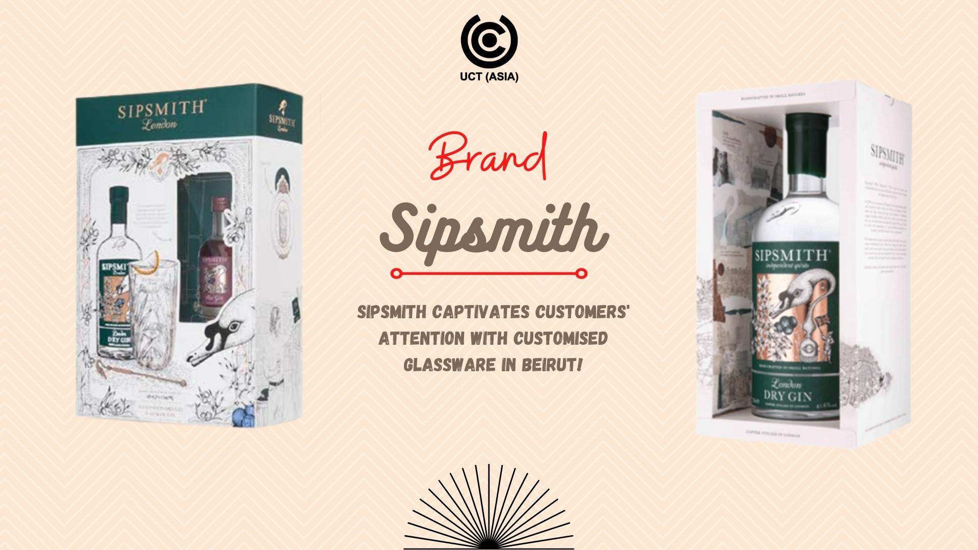 Sipsmith Captivates Customers' Attention with Customised Glassware in ...