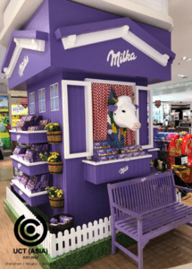 Milka Captures Shoppers' Attention With An Eye-Catching Mascot Model ...
